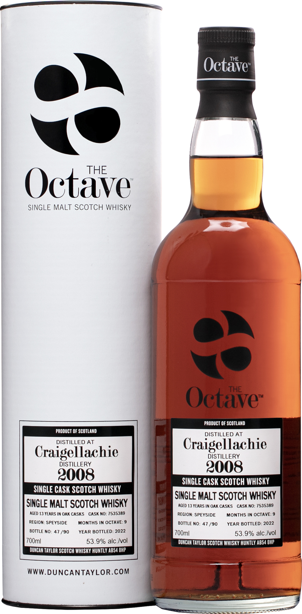 The Octave Craigellachie 2008 13 Year Old - Speyside single malt whisky ...