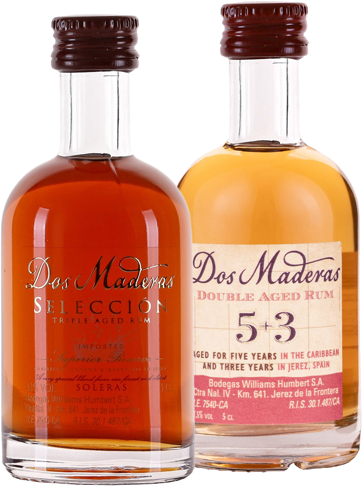 Dos Maderas 5+3 Mini + Dos Maderas Selección Mini - Rum bundles | Bondston