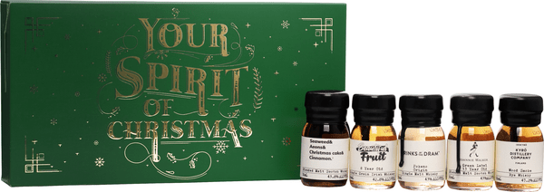 Drinks by the Dram Green Christmas Whisky Tasting Set - Tasting Samples ...