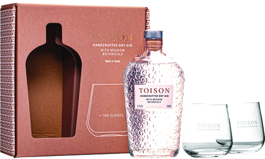 Toison Gin + 2 glasses - Gift packs | Bondston