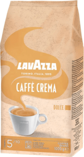 Lavazza Retail Caffe Crema Dolce 1000g - Zrnková káva | Svět nápojů