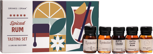 Drinks by the Dram Spiced Rum Tasting Set - Spiced rum | Bondston