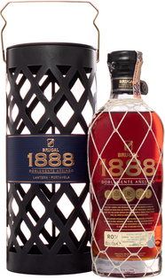 Brugal 1888 Ron Gran Reserva Doblemente Anejado + lantern - Dark rum ...