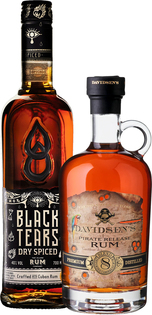 Bundle Davidsen's Pirate Release + Black Tears Spiced Rum - Spiced rum ...
