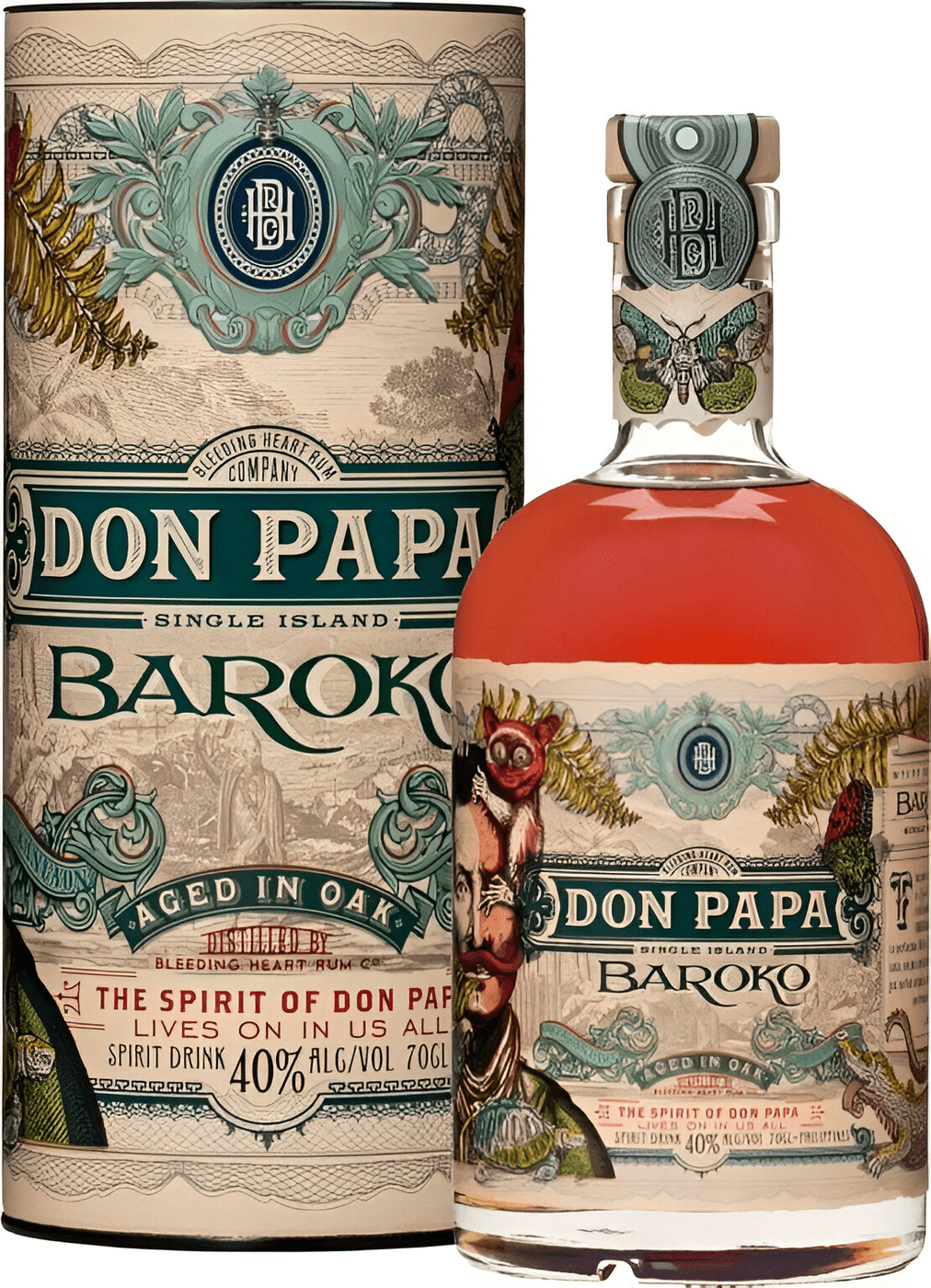 Don Papa Baroko v tube - Tmavý rum | Svet nápojov