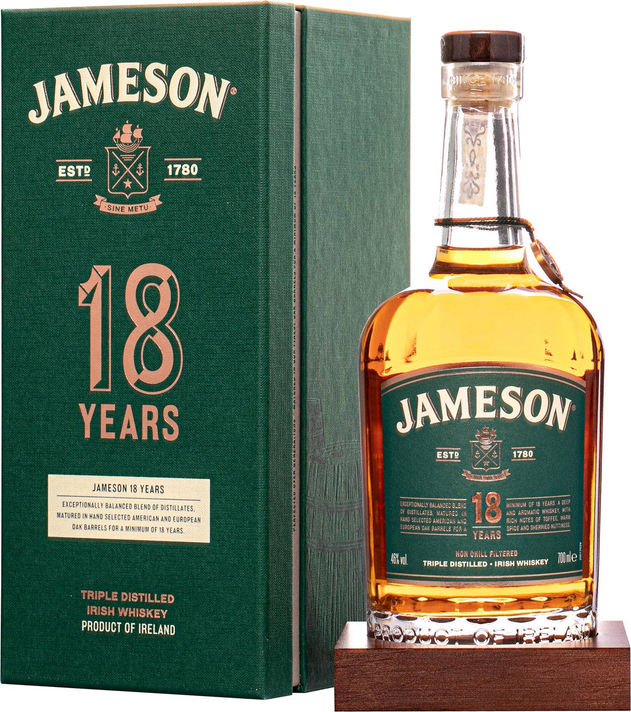 Jameson 18 Year Old - Irish Single Malt Whiskey | Bondston