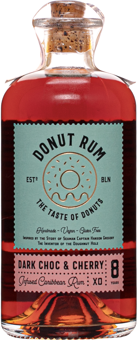 Donut Rum Dark Choc & Cherry - Flavored rum | Bondston