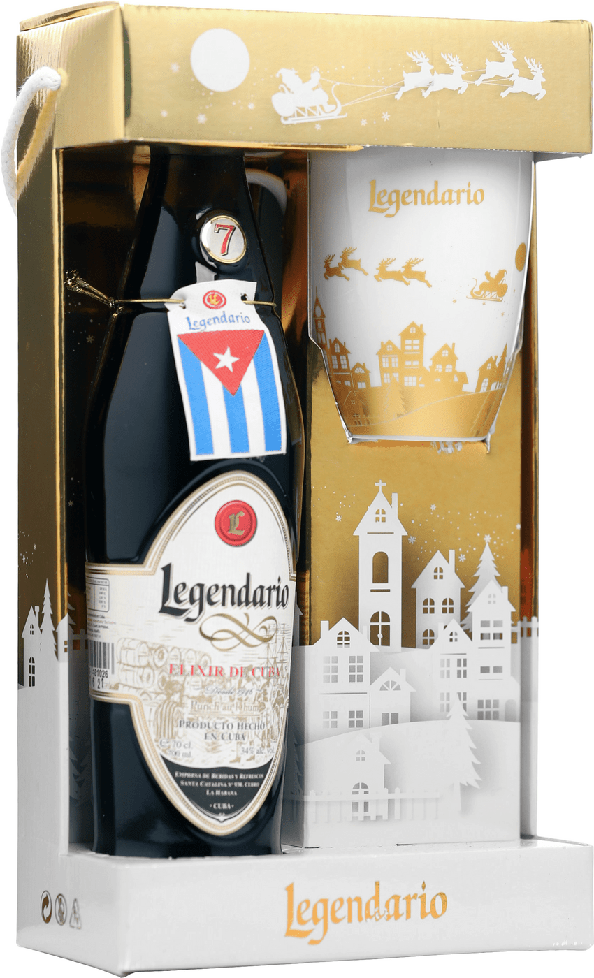 Legendario Elixir de Cuba 7 Year Old + 1 mug - Gift packs | Bondston