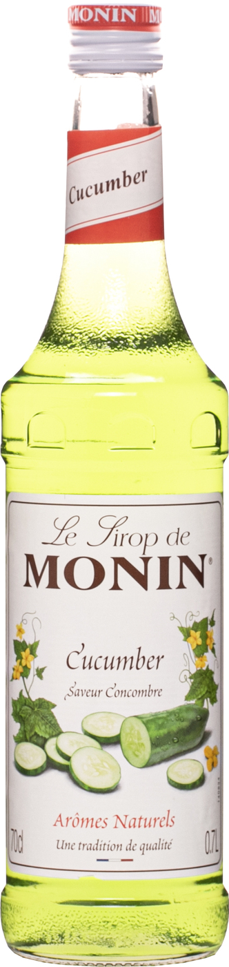 Monin Cucumber 0.7L | Cucumber syrup for lemonades | Bondston