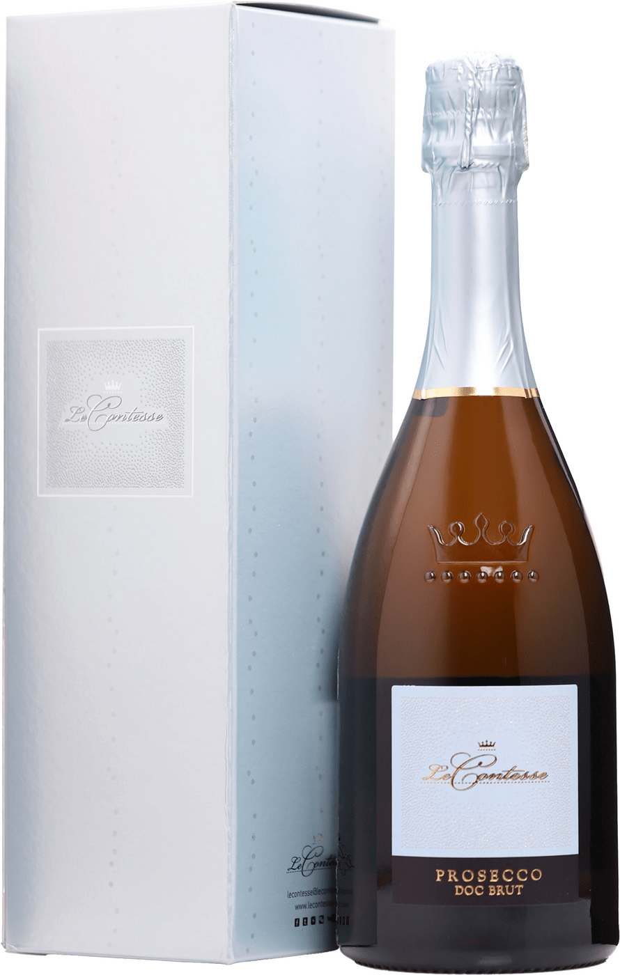 Le Contesse Prosecco DOC Treviso Brut in a gift box - Champagne – value ...