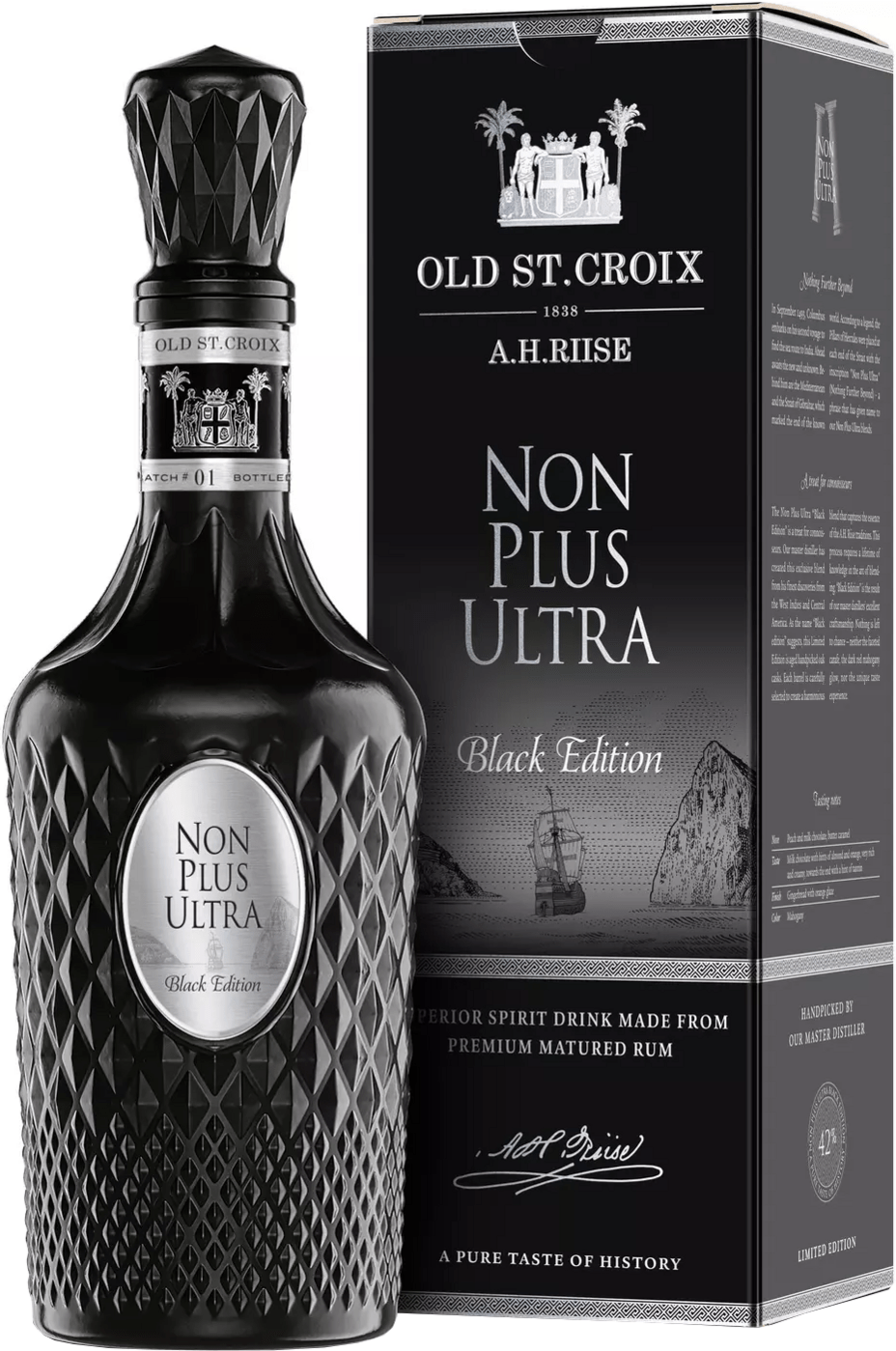A.H. Riise Non Plus Ultra Black Edition - Dark rum | Bondston
