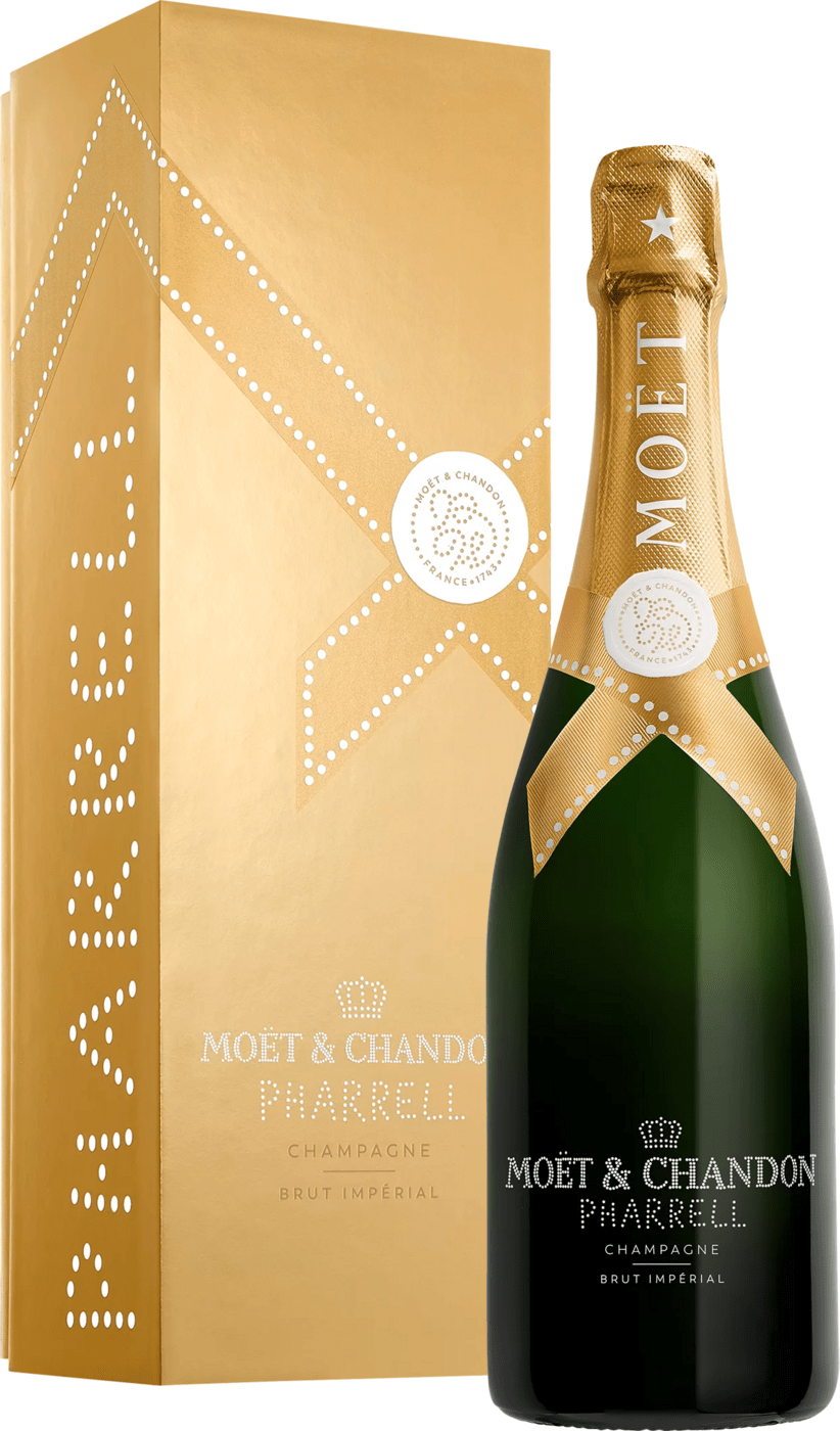 Moët & Chandon Limited Edition Pharrell Williams Gold in gift box ...