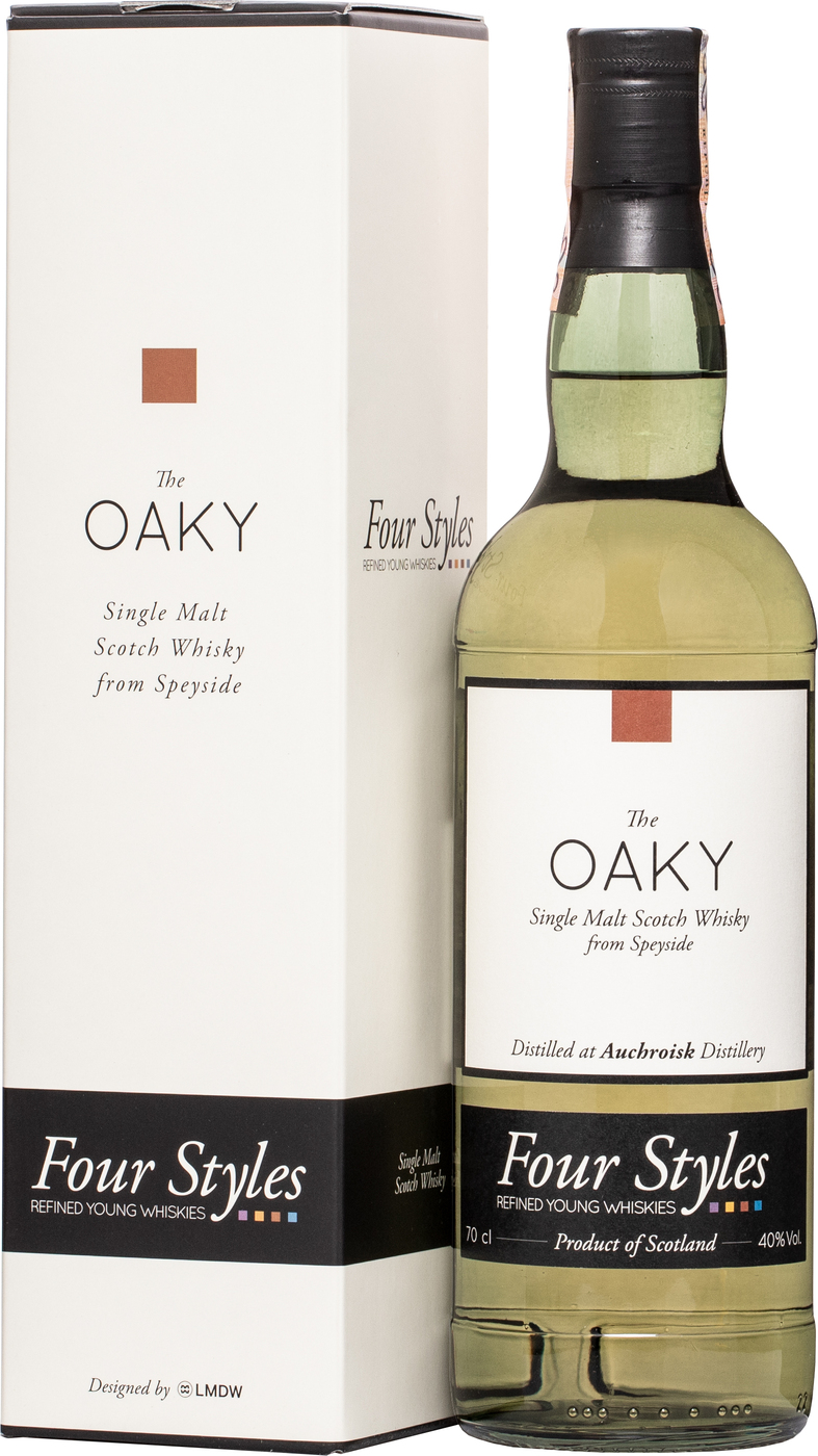Four Styles The Oaky Auchroisk 2012 - Speyside single malt whisky ...