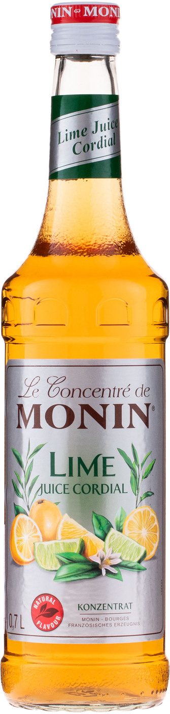 Monin Lime Juice Cordial - Syrups | Bondston