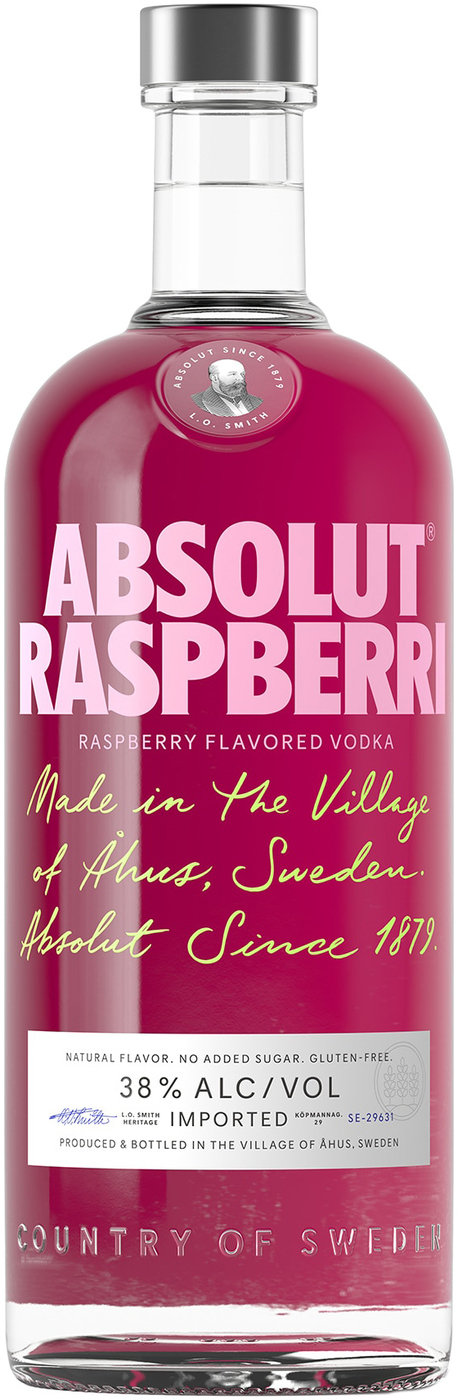 Absolut Raspberri 1l - Flavored vodka | Bondston