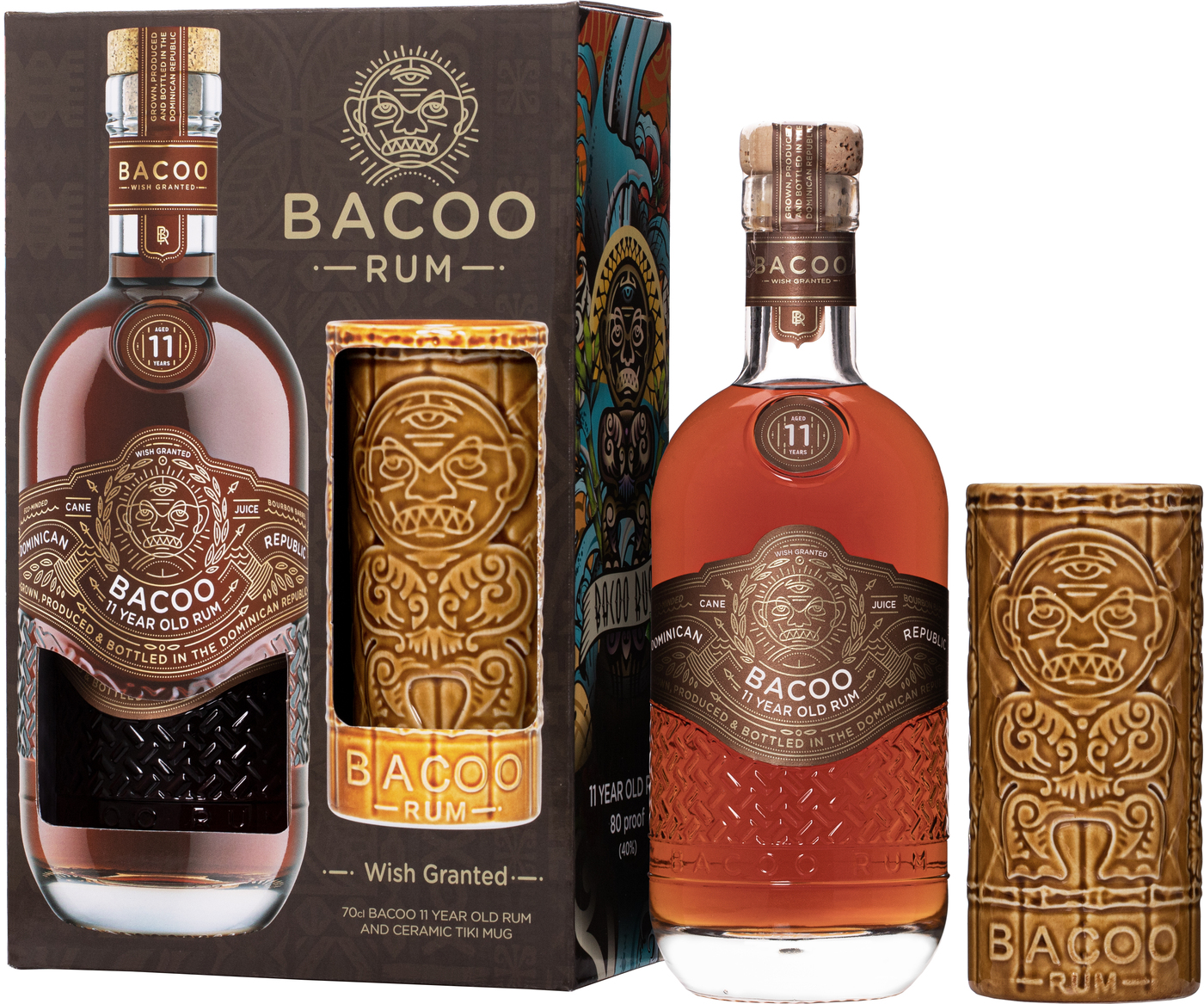 Bacoo 11 Year Old + Tiki mug - Gift packs | Bondston