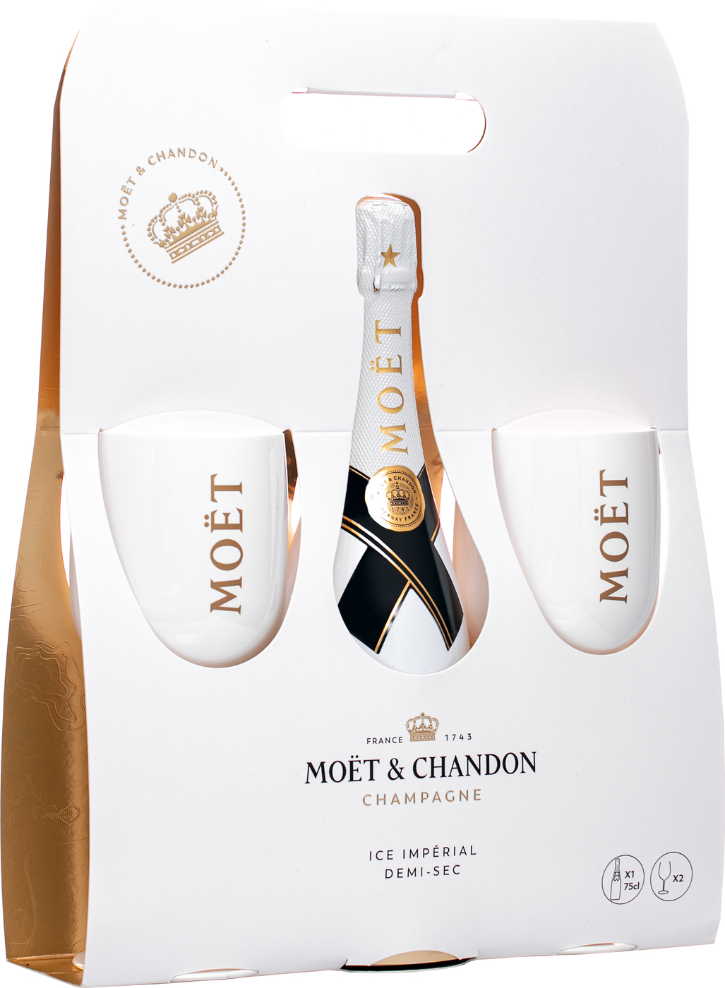 Moët & Chandon Ice Imperial + 2 poháre - Šampanské | Svet nápojov