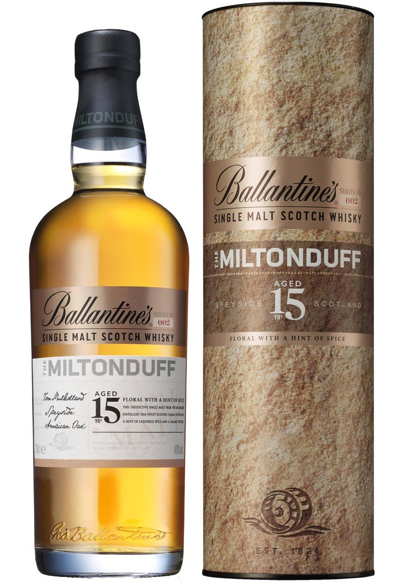 Ballantine's The Miltonduff 15 Year Old - Scotch single malt whiskey ...